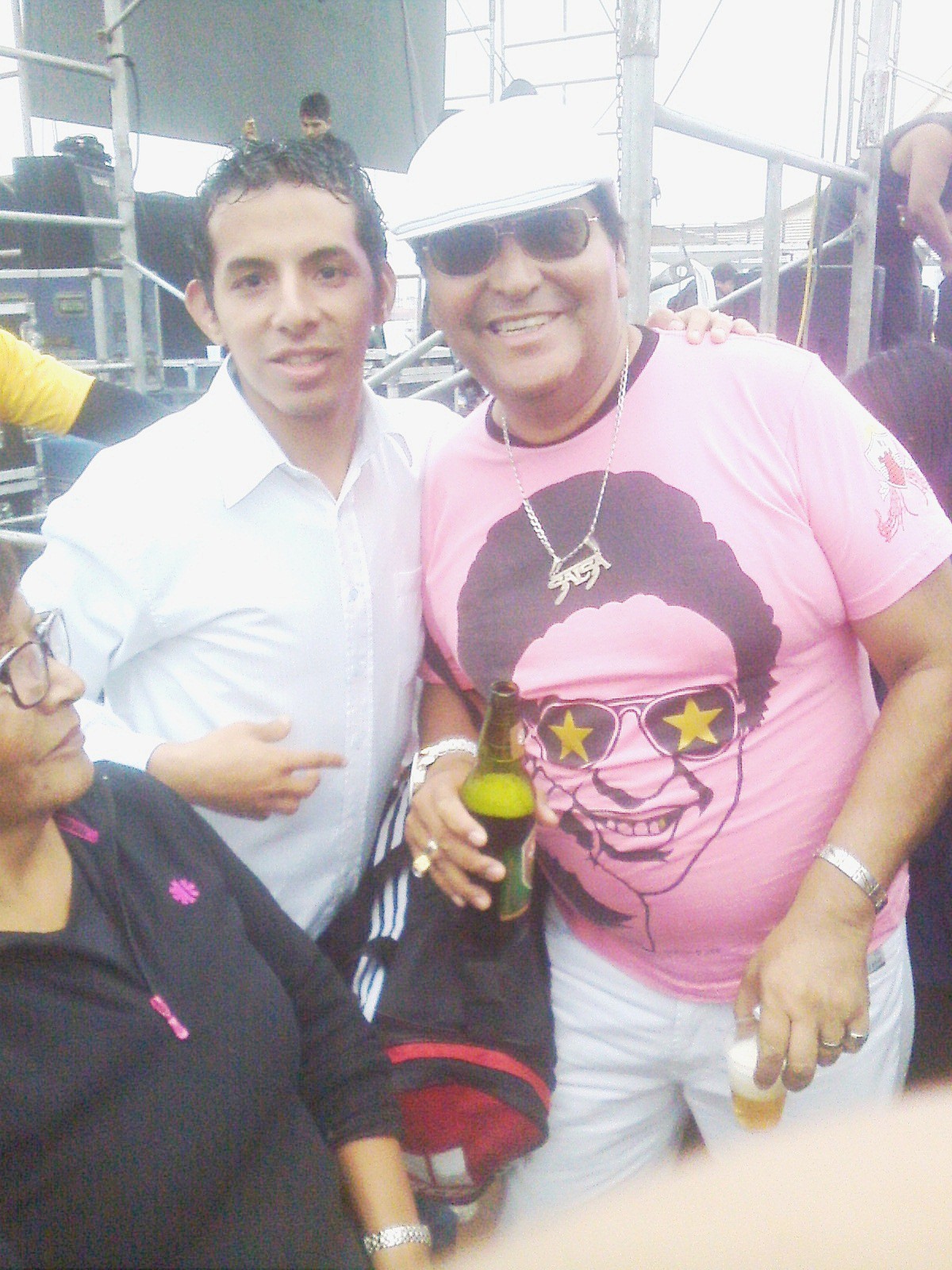 Yo con Zaperoko y Pilsen en mi Callao Puerto Querido, su broer Richard ...